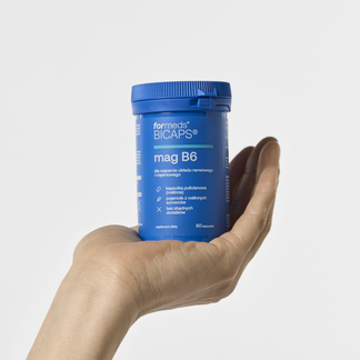 BICAPS mag B6 60 kapsułek - Cytrynian magnezu + witamina B6 – formeds.pl