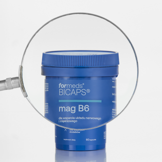 BICAPS mag B6 60 kapsułek - Cytrynian magnezu + witamina B6 – formeds.pl