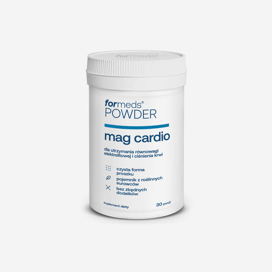 POWDER mag cardio 30 porcji - Magnez + potas + witamina B6 – formeds.pl